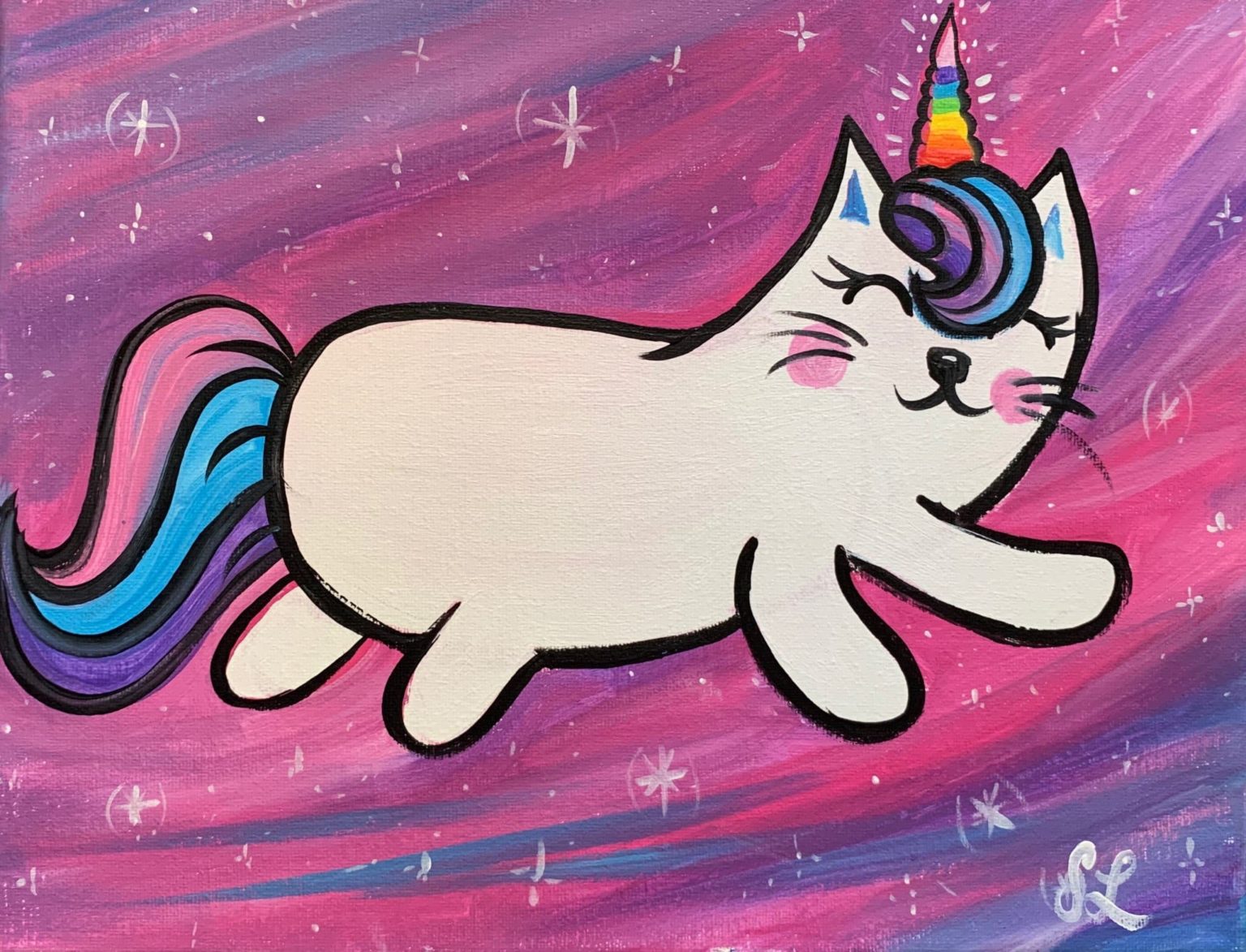 Video- PAINT A CATICORN